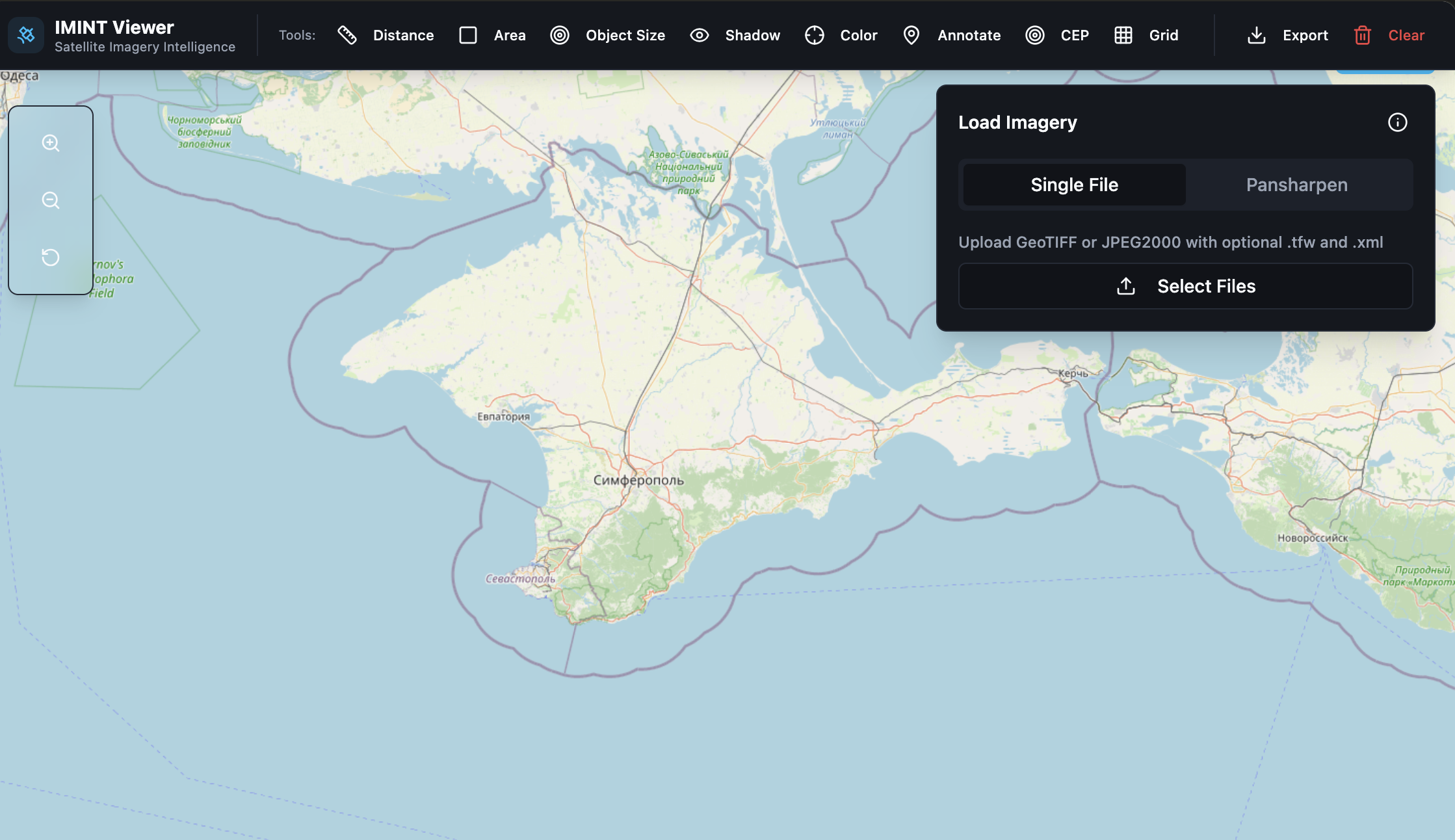 Free GeoTIFF Viewer Online | Satellite Imagery Analysis Tool | IMINT Viewer